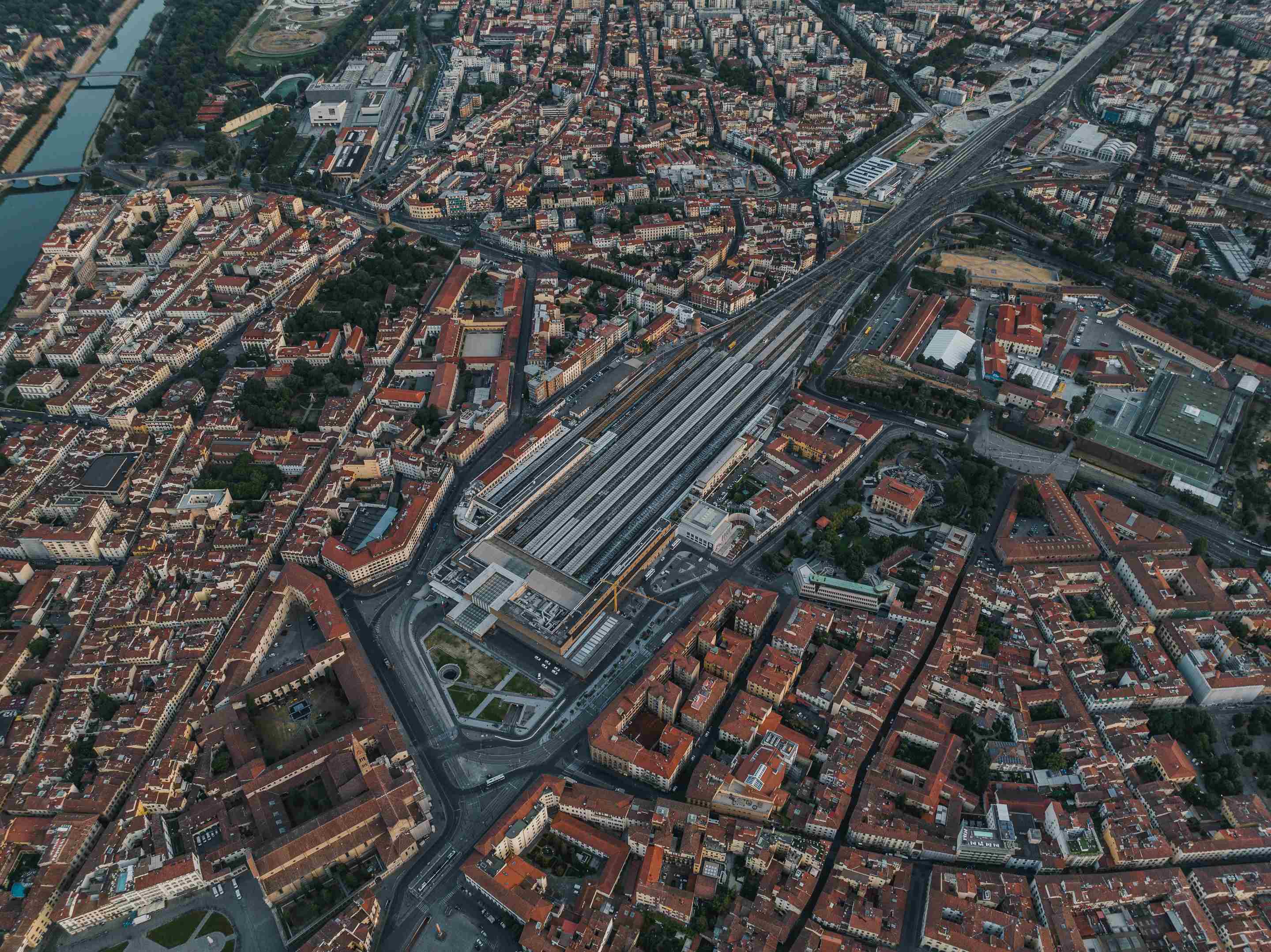 Rail Station In Florence