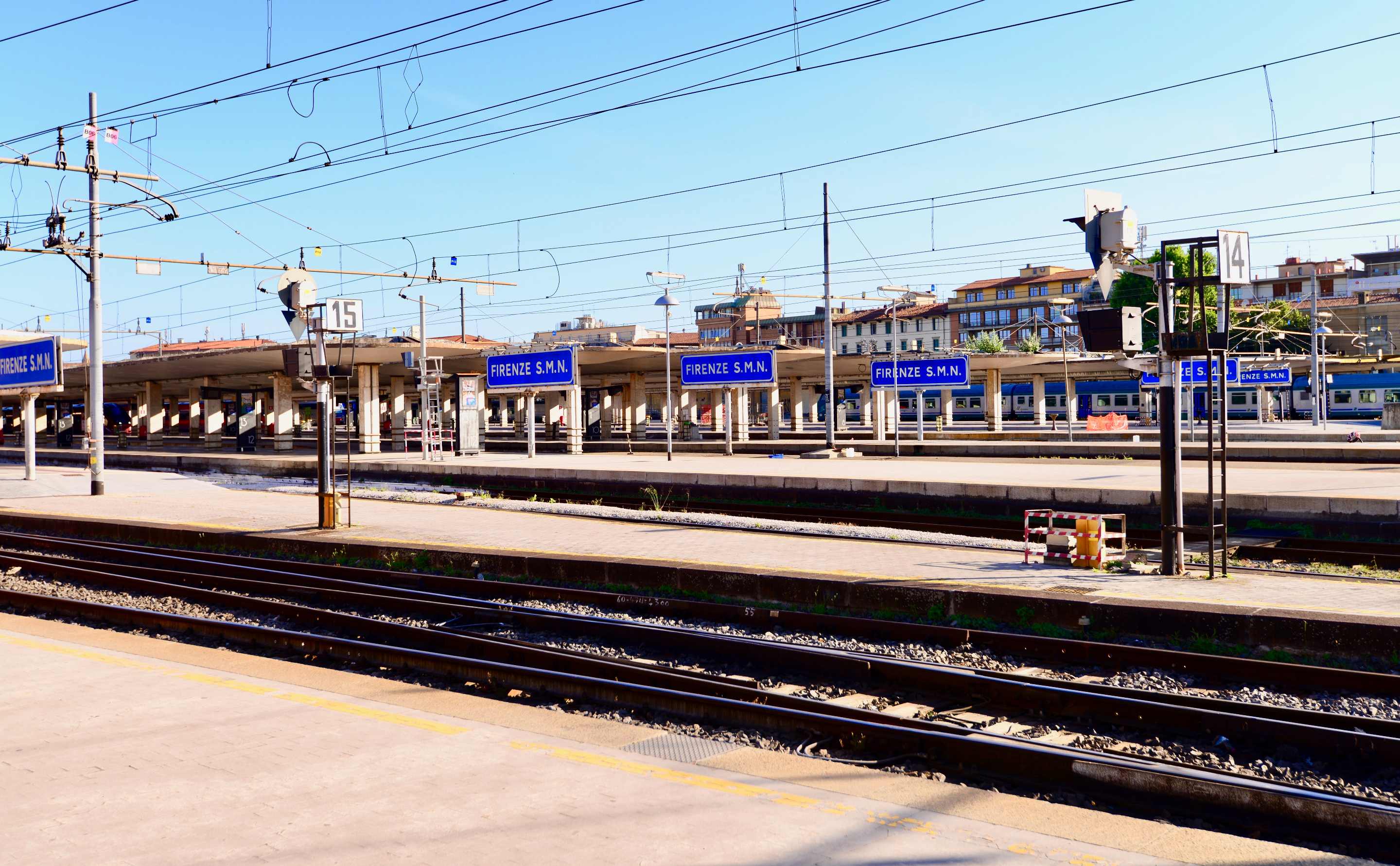 Main Train Stations In Florence Florence Rail Map Urban Map