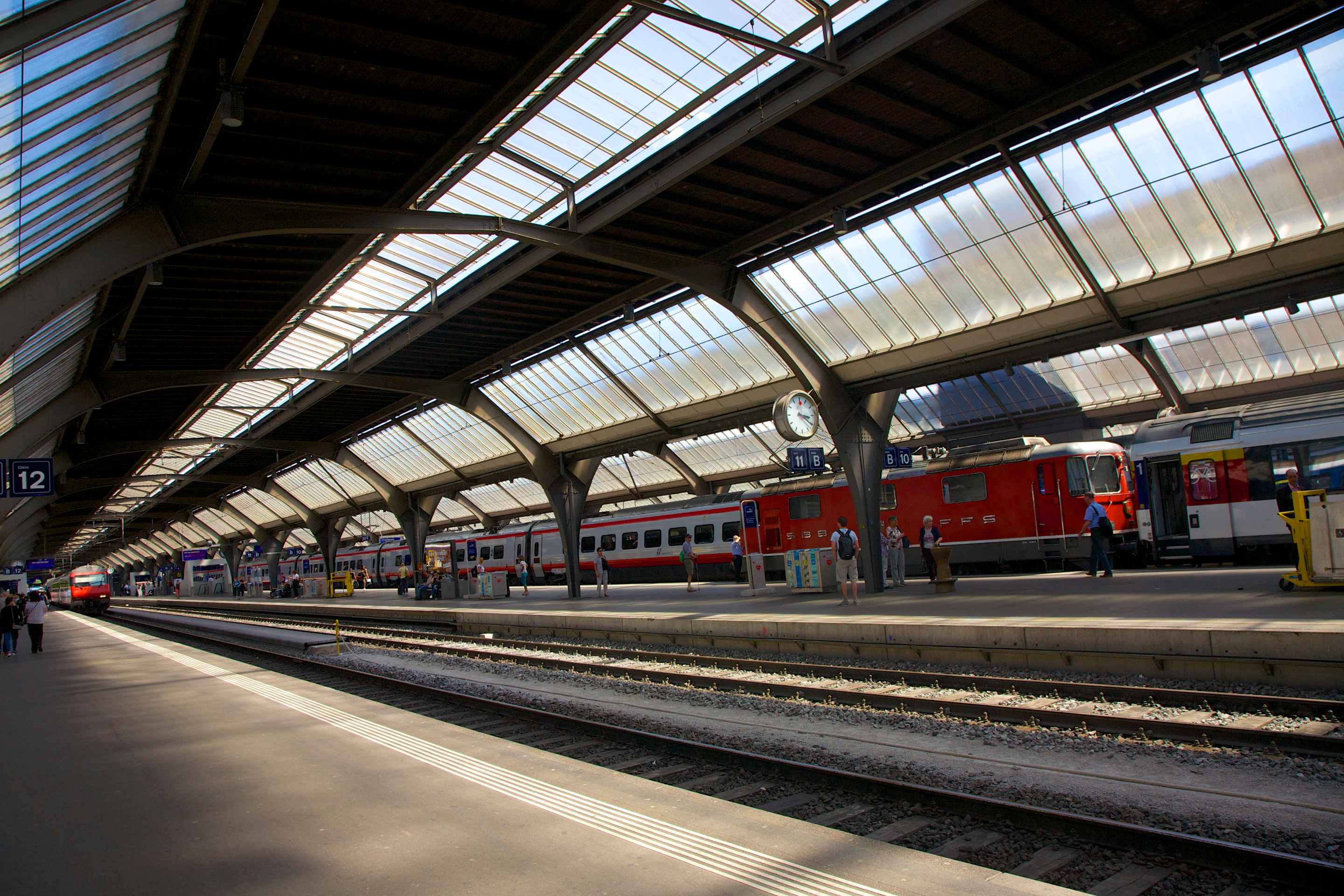 Zurich Main Train Station Diagram