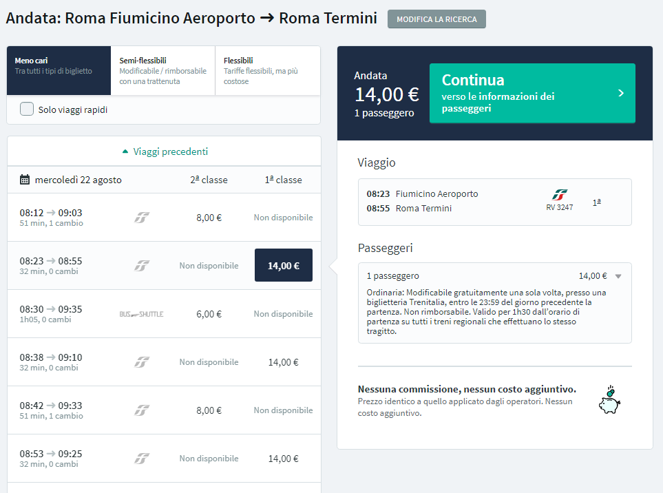 Treno Leonardo express | Biglietti, orari 2021 e fermate | Trainline